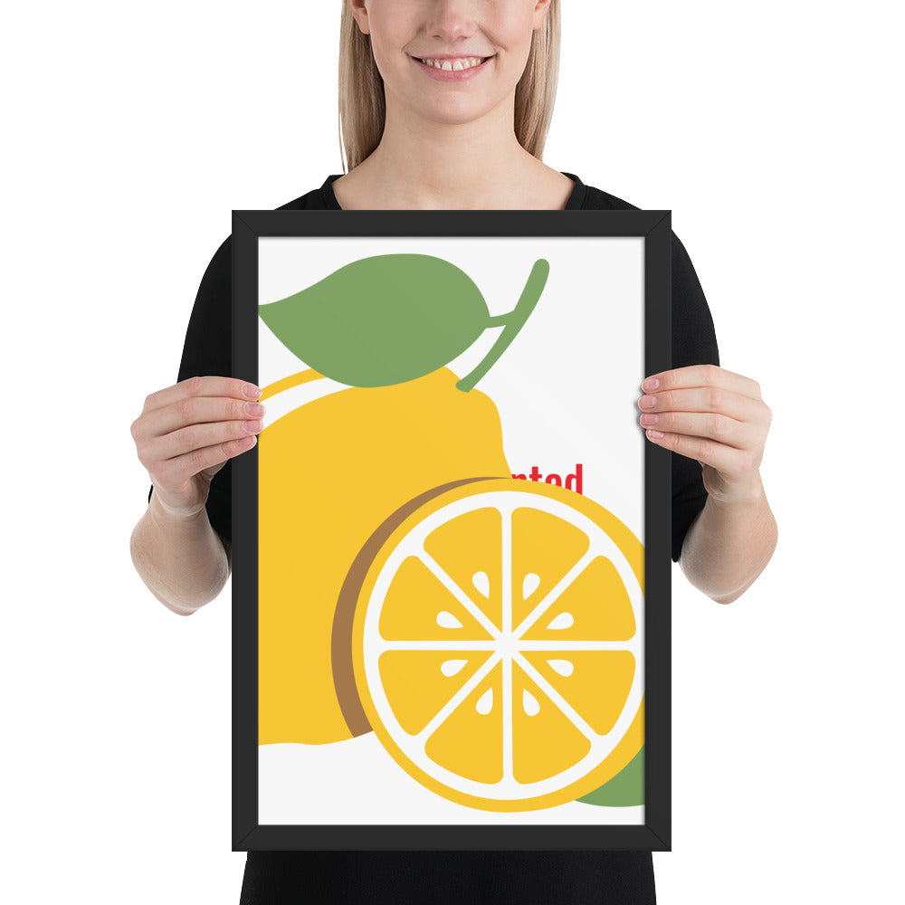 Matte Paper Custom Printed Framed poster | Printutopia